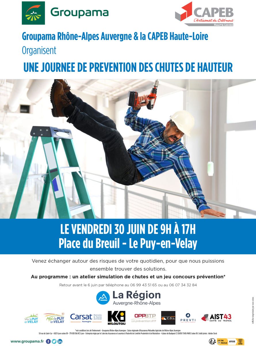 Une journée de prévention des chutes de hauteur le 30 juin - Site ...